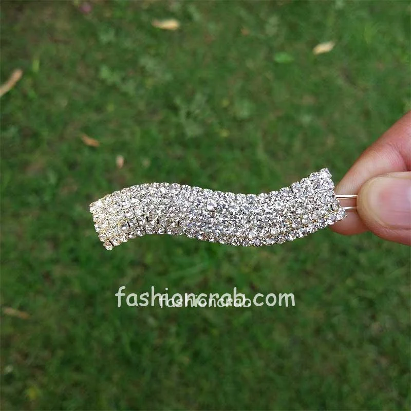 Rhinestone Crystal Designer Hair Clip | FashionCrab.com