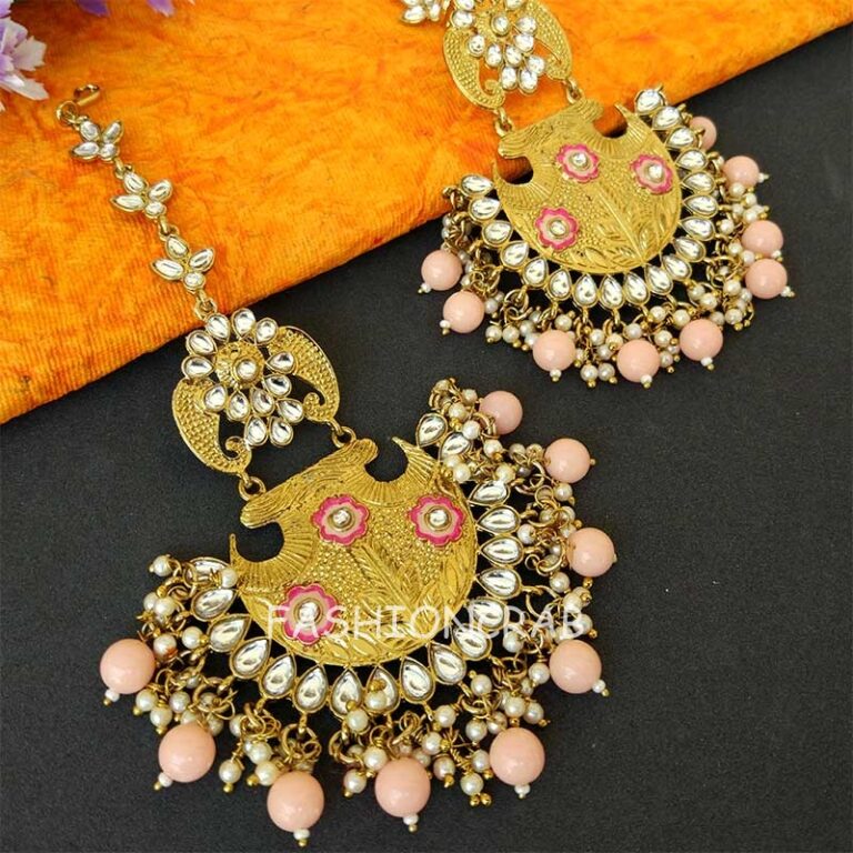 Light Blue Traditional Stud Earrings for Women | FashionCrab.com