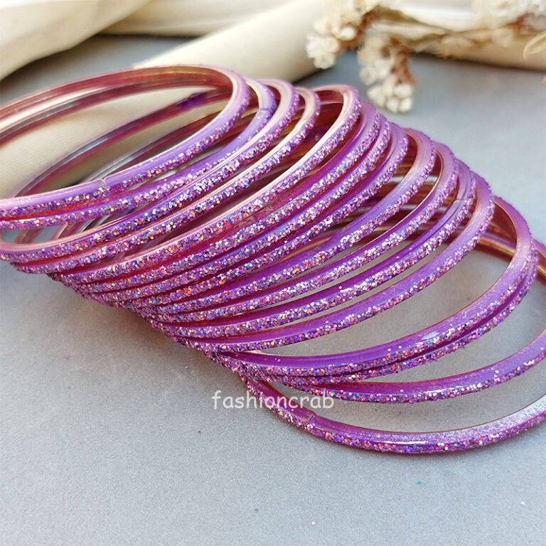 Purple Glass Bangles for Women | FashionCrab.com