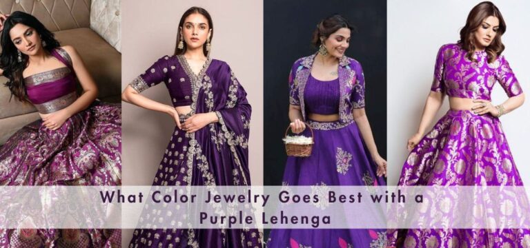 What Color Jewelry Goes Best with a Purple Lehenga? - FashionCrab.com